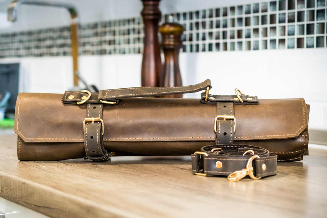 Personalized Chef Knife Bagknives Storage With Pockets - Etsy