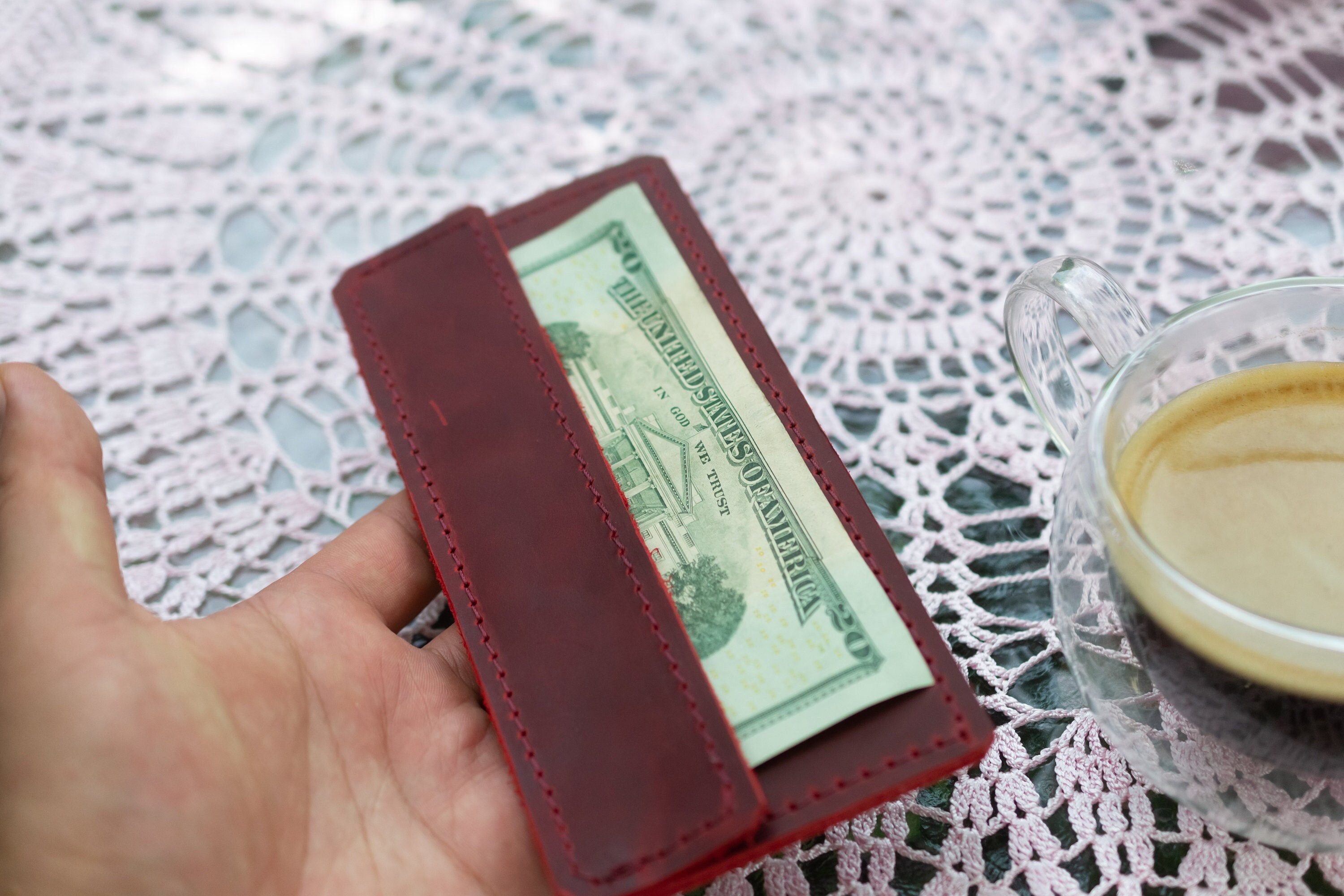 Personalized Leather Check Presenter Check Holder With - Etsy