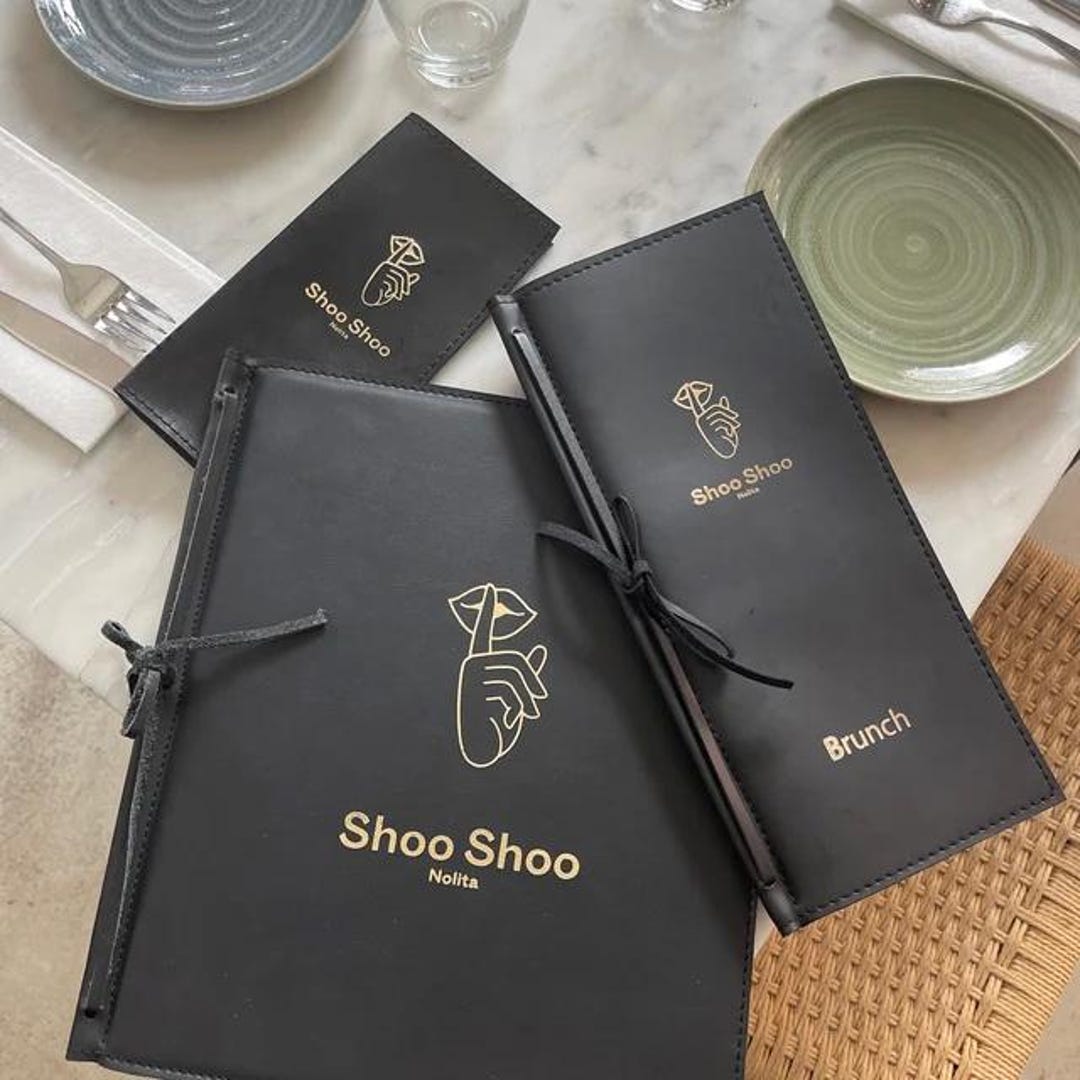 Hard Cover Menu Folder, Custom Menu Cover, Leather Menu Holder With ...