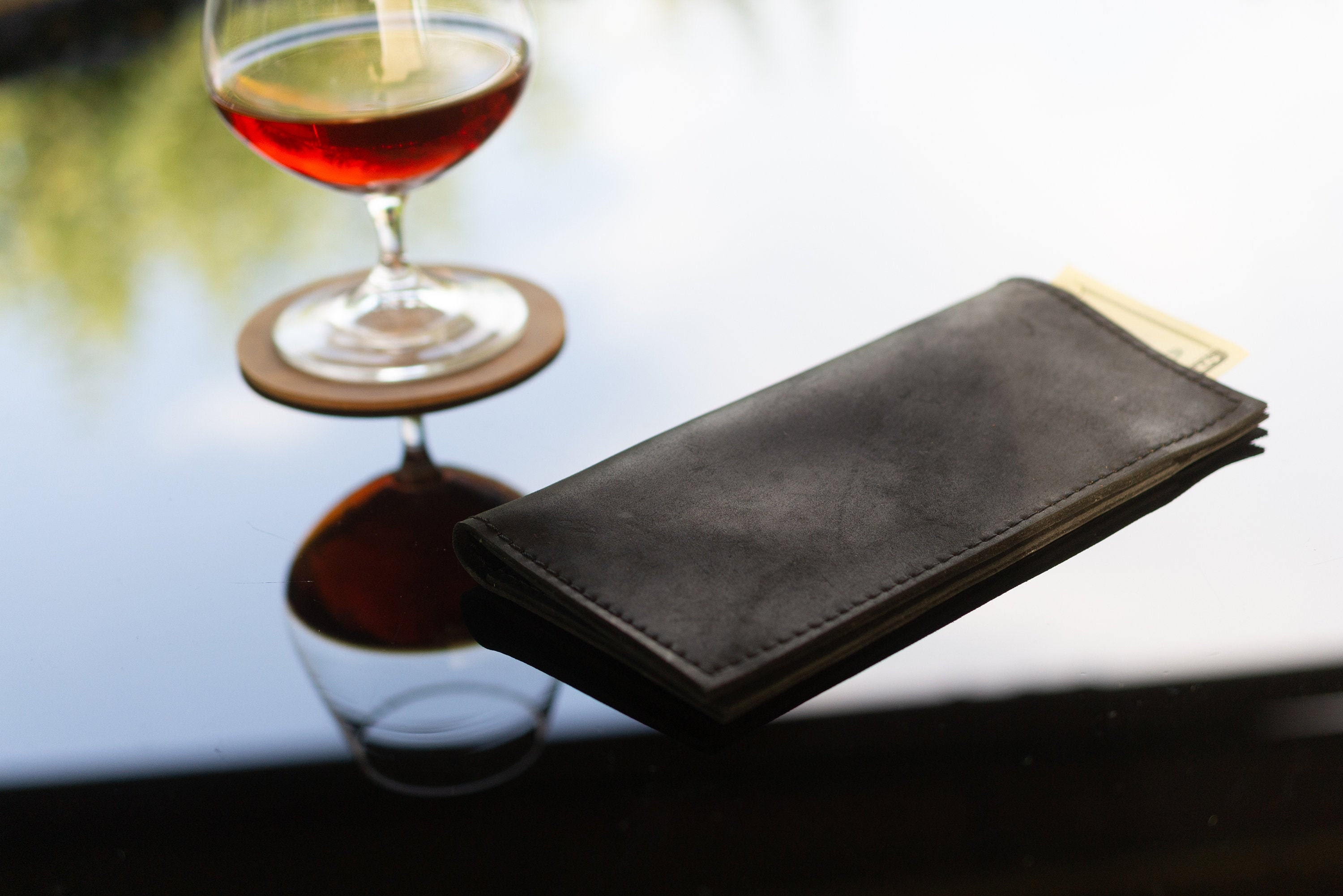 Custom Leather Check Presenter Check Holder Bill Holder - Etsy