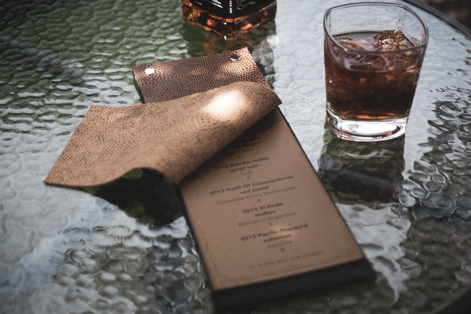 Leather Modern Wedding Bar Menu, Custom Menu Cover, Cafe Bar Menu, Menu ...