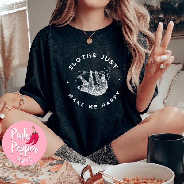 Sloth T Shirt - Etsy