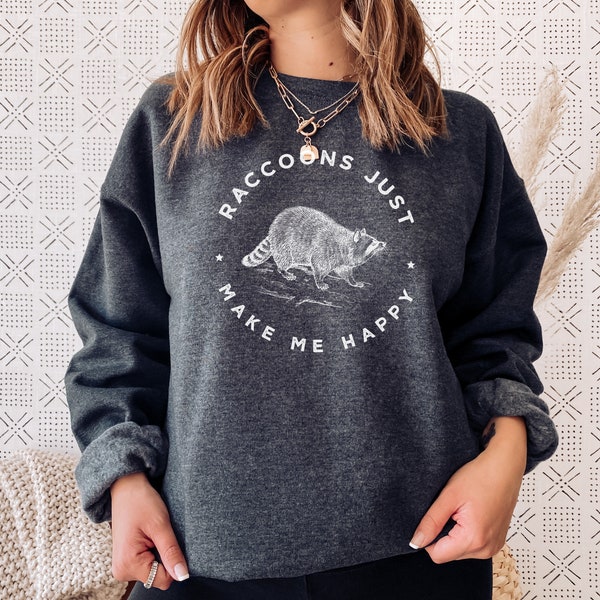 Raccoons Sweater Etsy