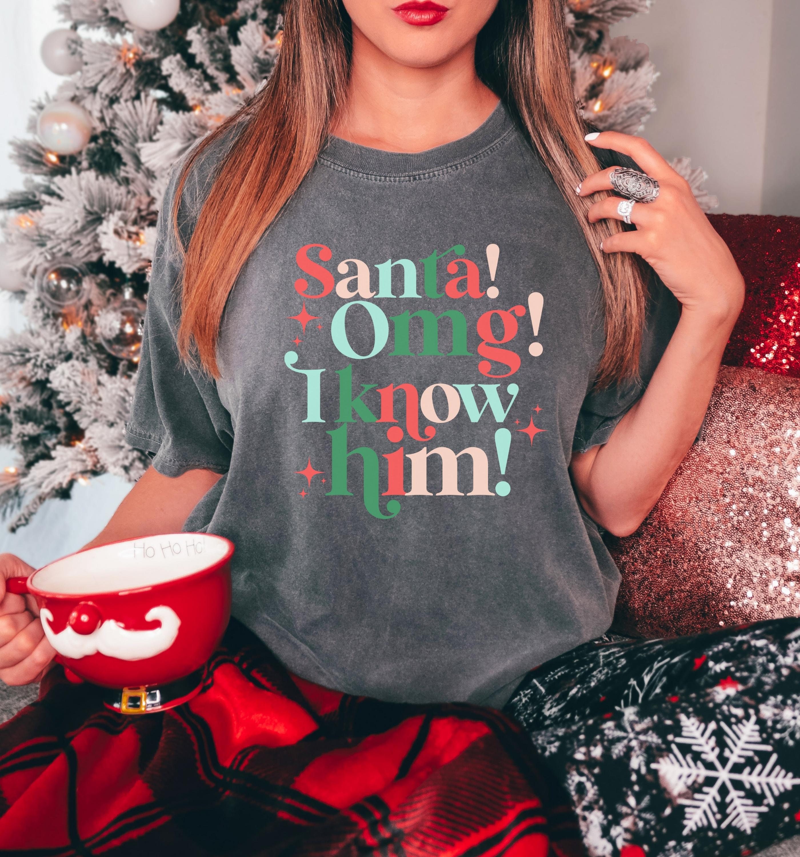 Santa I Know Him Tshirt - Etsy Australia