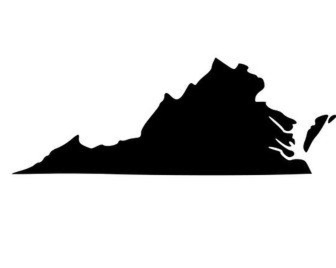 Virginia State Vinyl Decal - Etsy