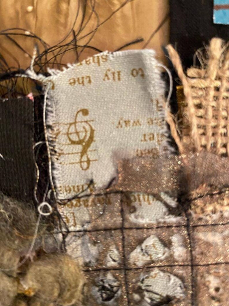 Assemblage Art: home Fiber Art Found Object Art | Etsy