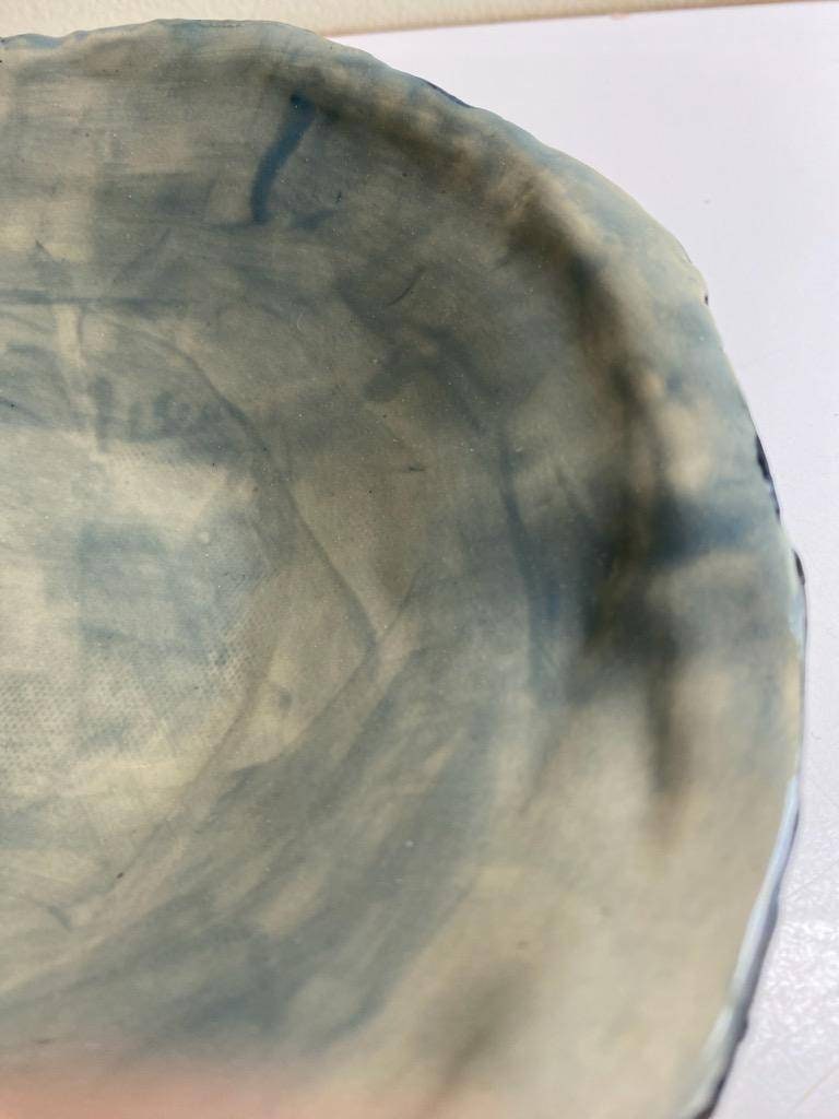 Whimsical Pottery Bowl, an Oyster Shell Shaped Bowl, Functional Bowl ...