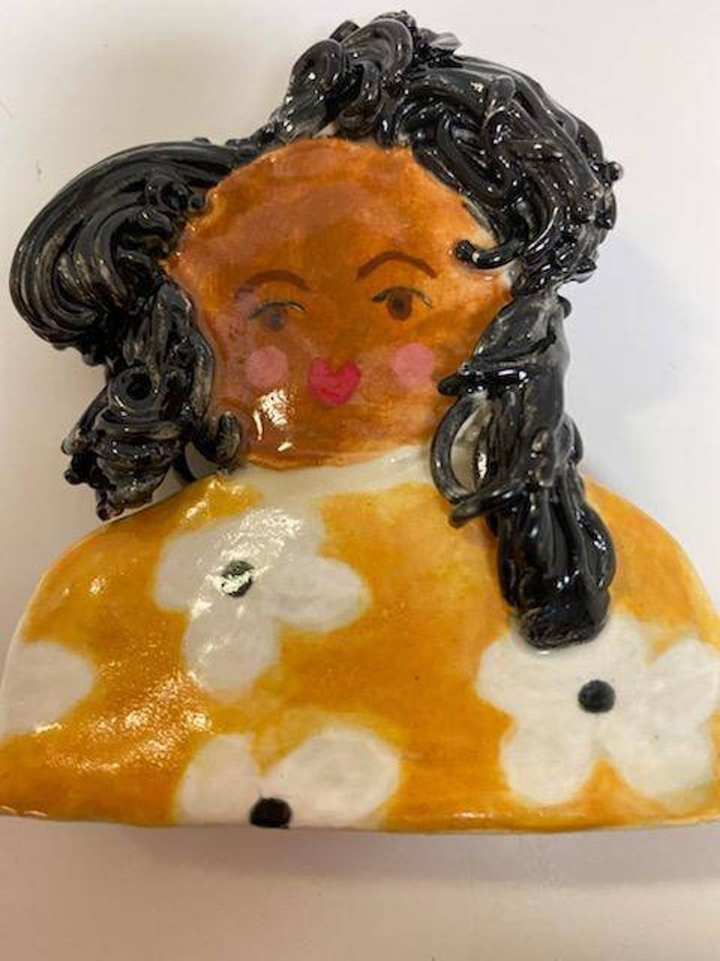 Whimsical Pottery Women Art Dolls Pottery Characters - Etsy UK