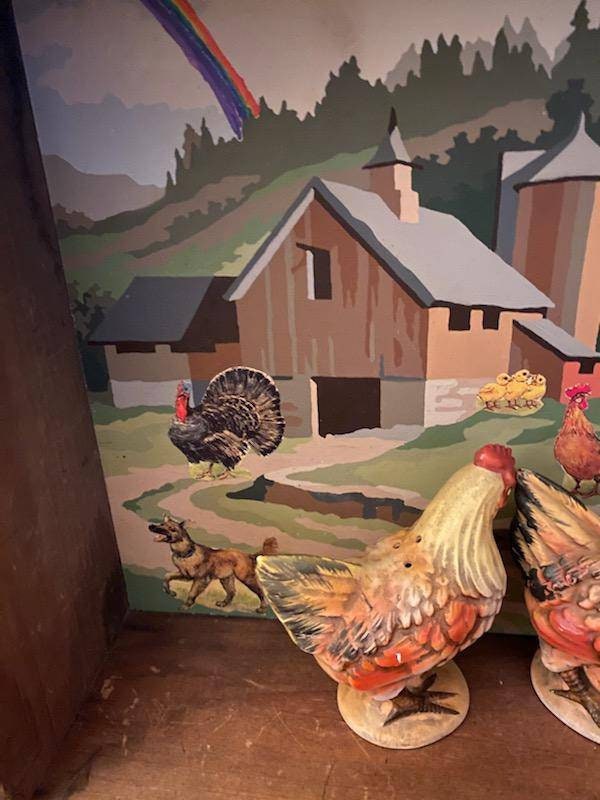 Assemblage Art, Found Object Art, Chicken Art, Folk Art, Vintage Wooden ...