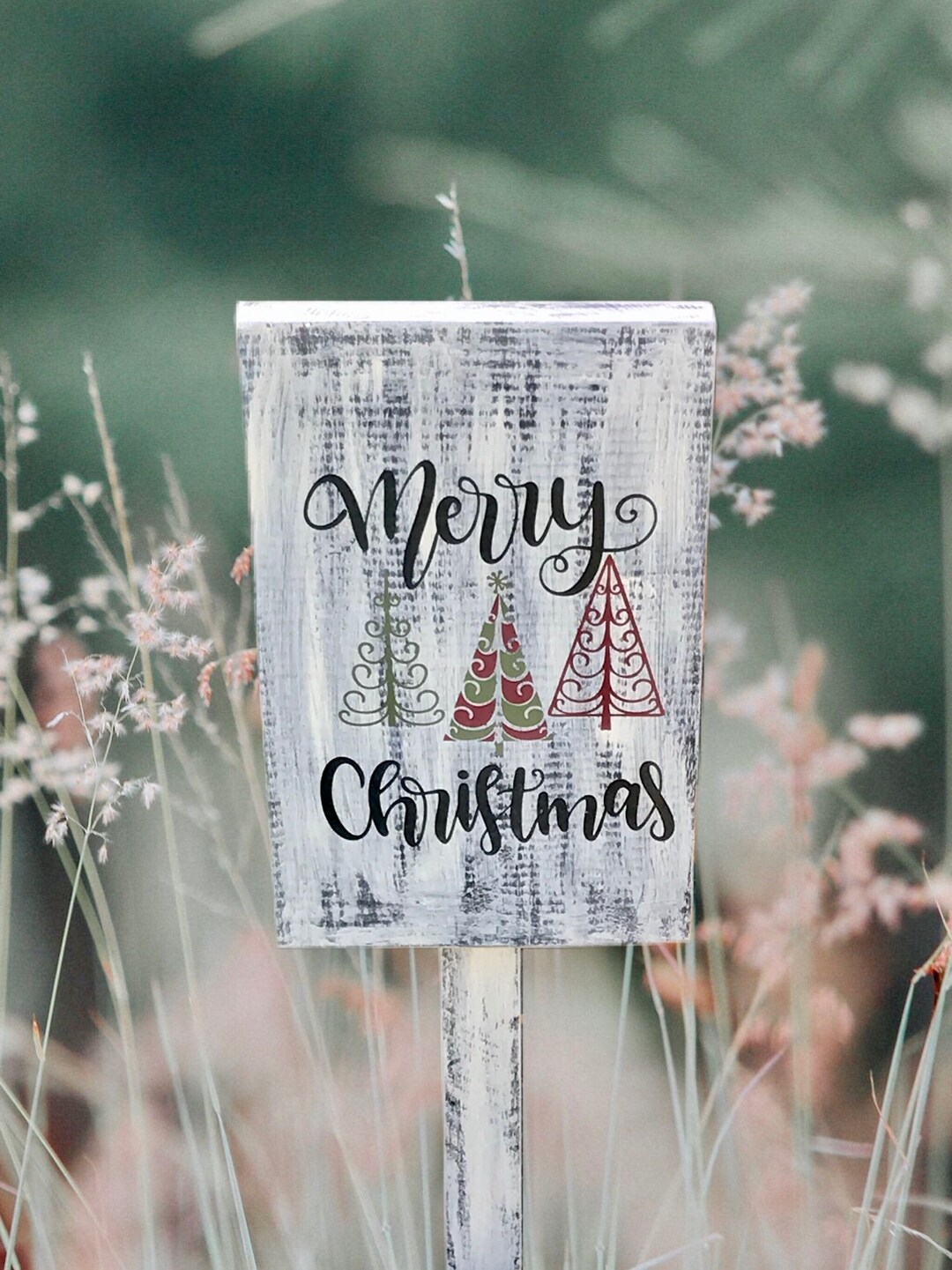 Christmas Lawn Sign, Christmas Outdoor Sign, Merry Christmas Lawn Sign ...