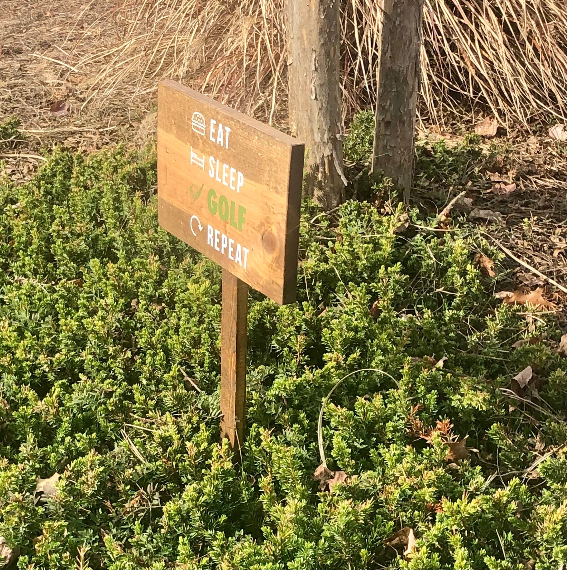 Golf Lawn Sign Lawn Decor Yard Decor Golf Sign - Etsy