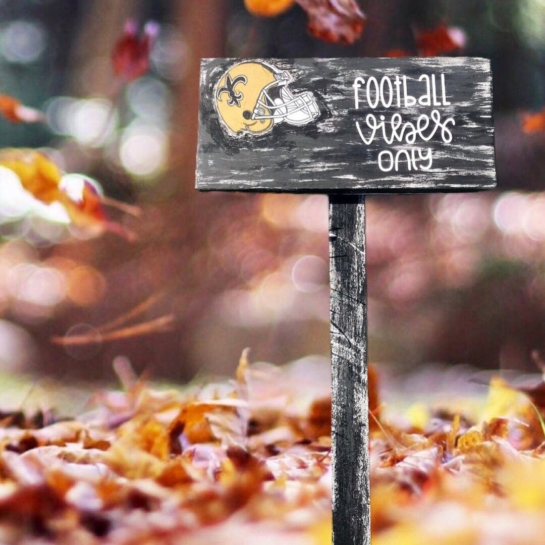 Football Lawn Sign, Football Yard Decor, Football Sign, Father's Day ...