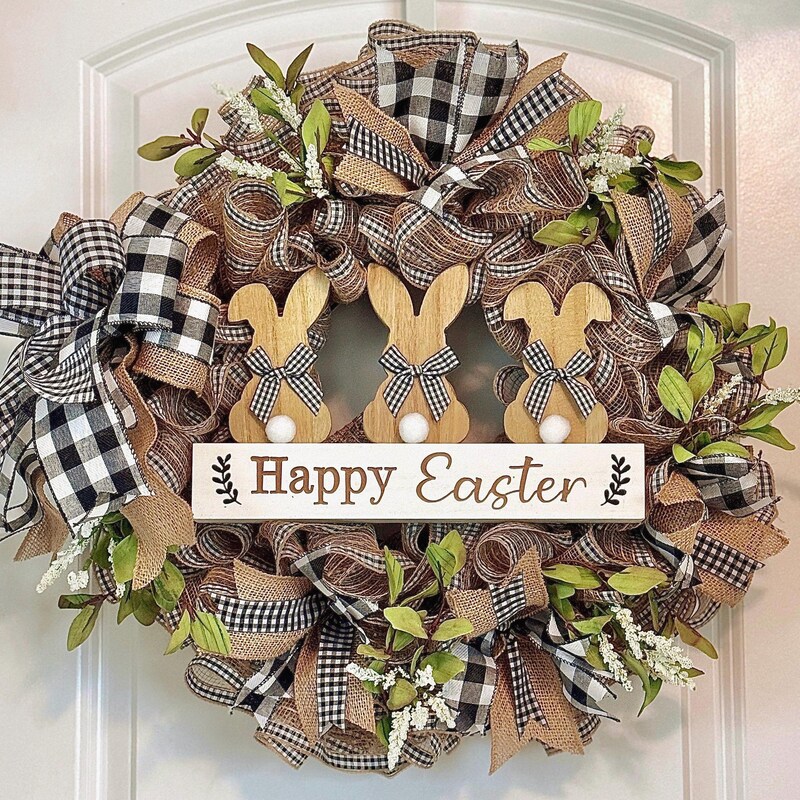 Easter Wreath - Etsy