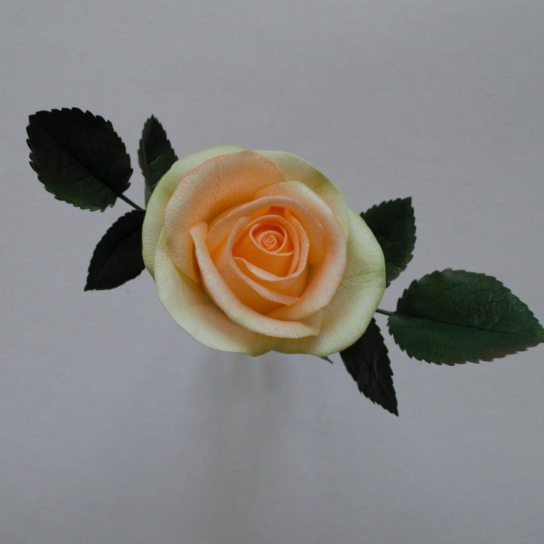 Polymer Clay and Foam Eva Realistic Roses, Real Touch Porcelain Flowers ...