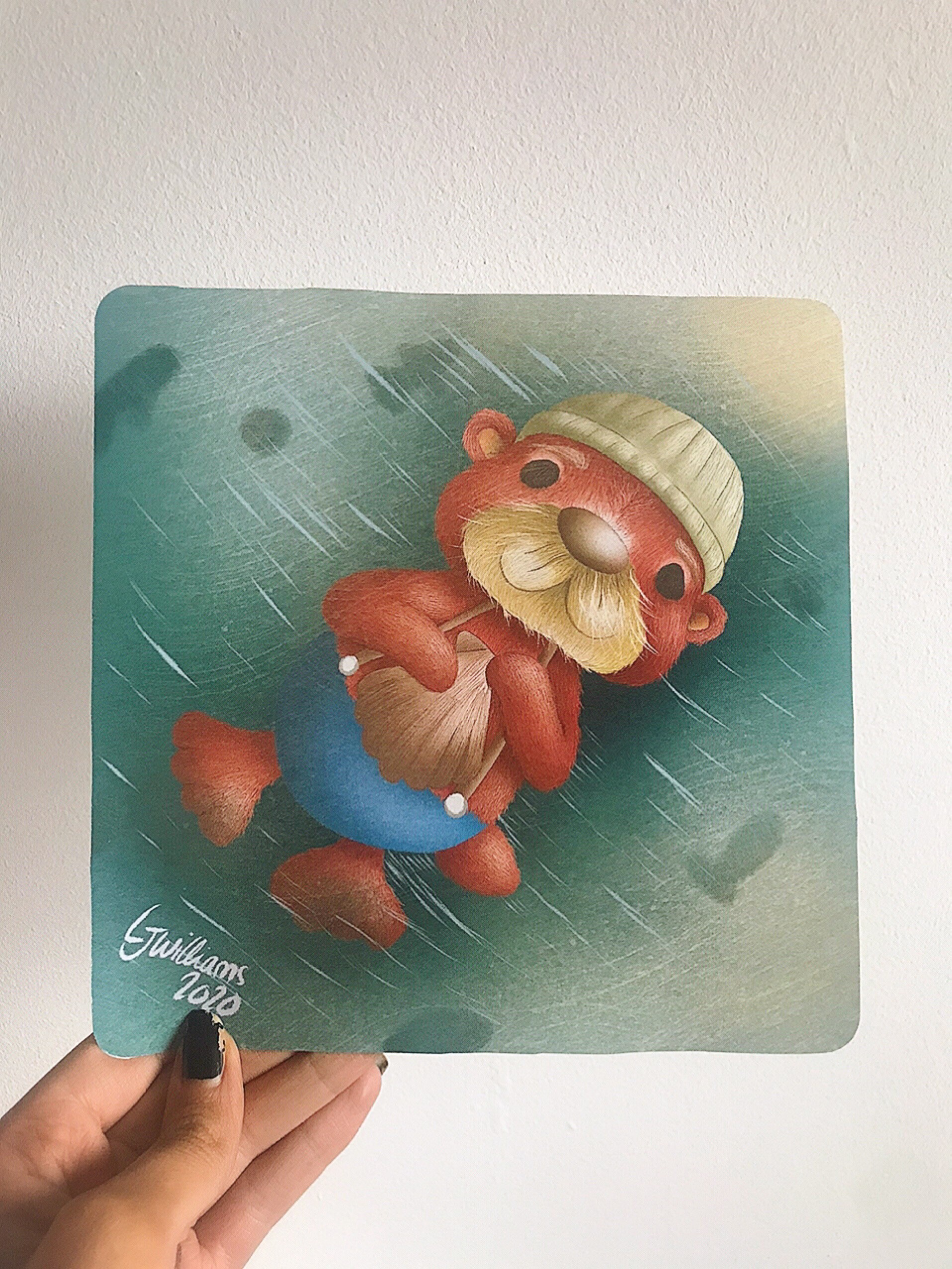 Animal Crossing Pascal Illustration Print | Etsy