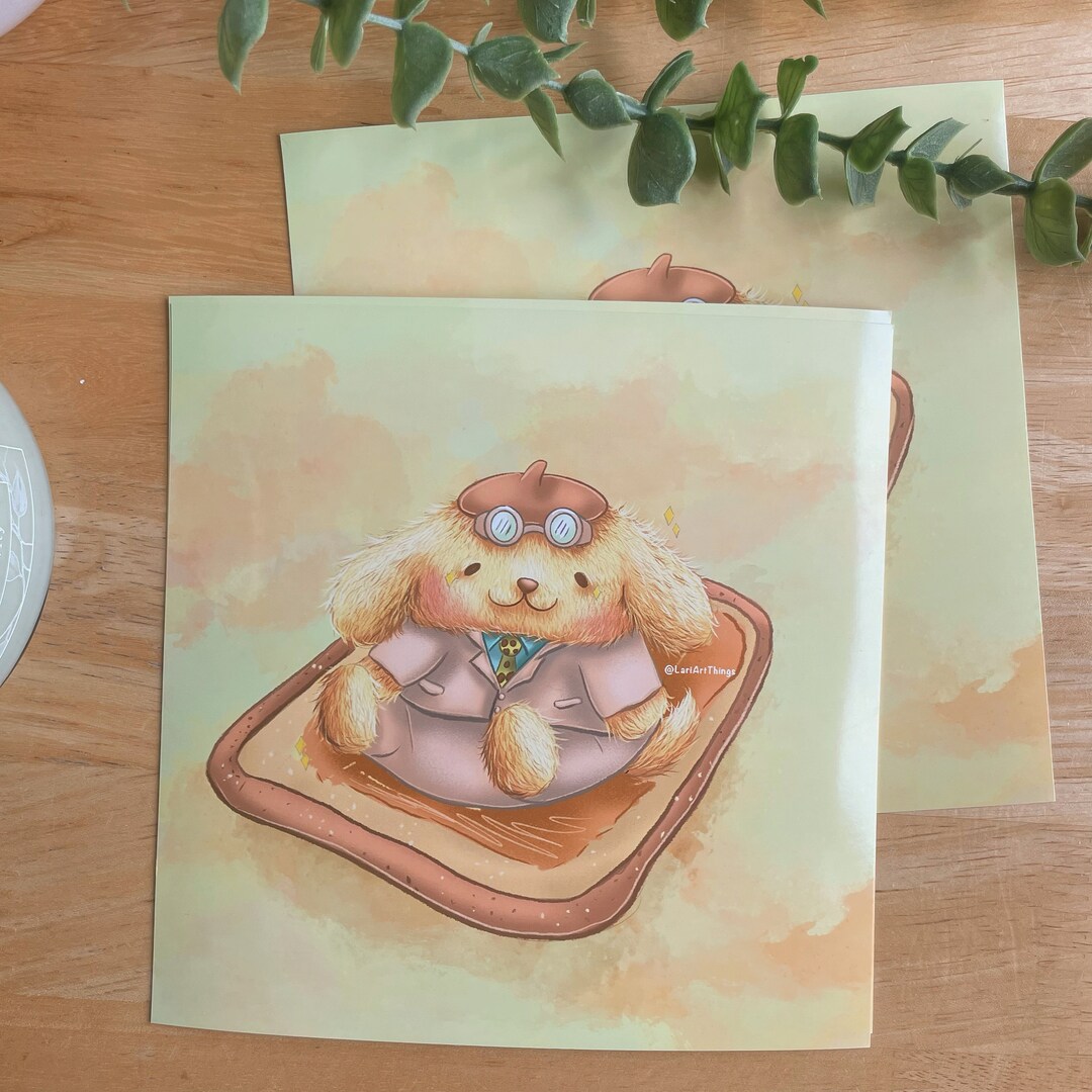 Sanrio Anime Nanami Pompompurin Art Print - Etsy