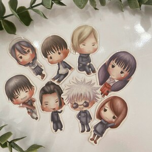 Anime Cute Chibi Stickers Season 2 Gojo, Geto, Shoko, Utahime, Toji ...