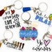 Spanish Keychain | Bilingual Accessories Spanish Charm | Teacher Key ...