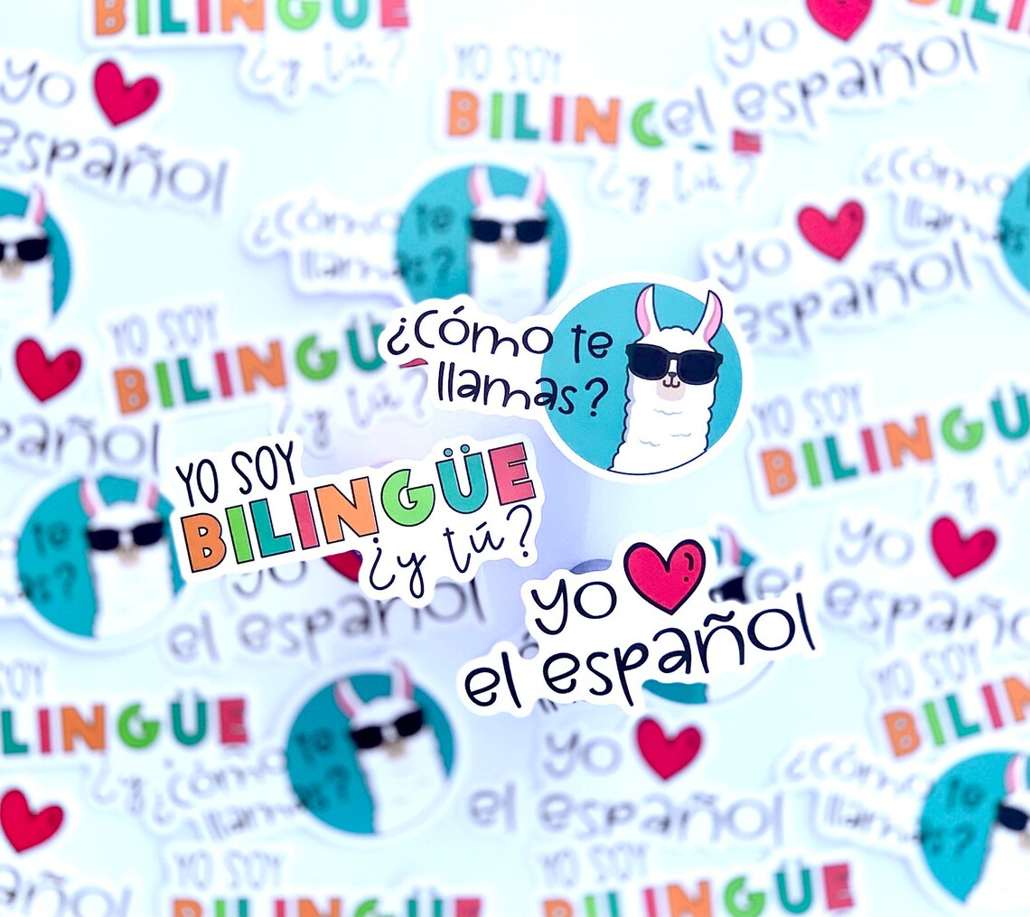 Spanish Student Sticker Pack | End of Year Gift for Students | Vinyl ...