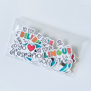Spanish Student Sticker Pack | End of Year Gift for Students | Vinyl ...