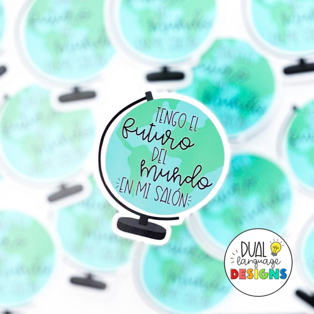 Futuro En Mi Salón | Spanish Vinyl Sticker | Die Cut | Bilingual ...