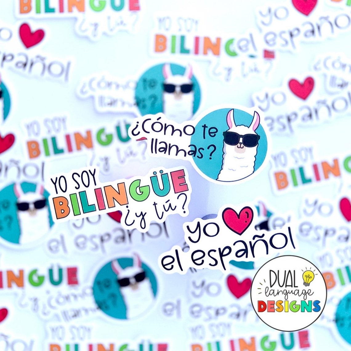 Spanish Vinyl Sticker Pack Spanish Stickers Spanish | Etsy