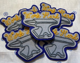 Be Kind Chainstitch Embroidered Patch From the work Hard - Etsy