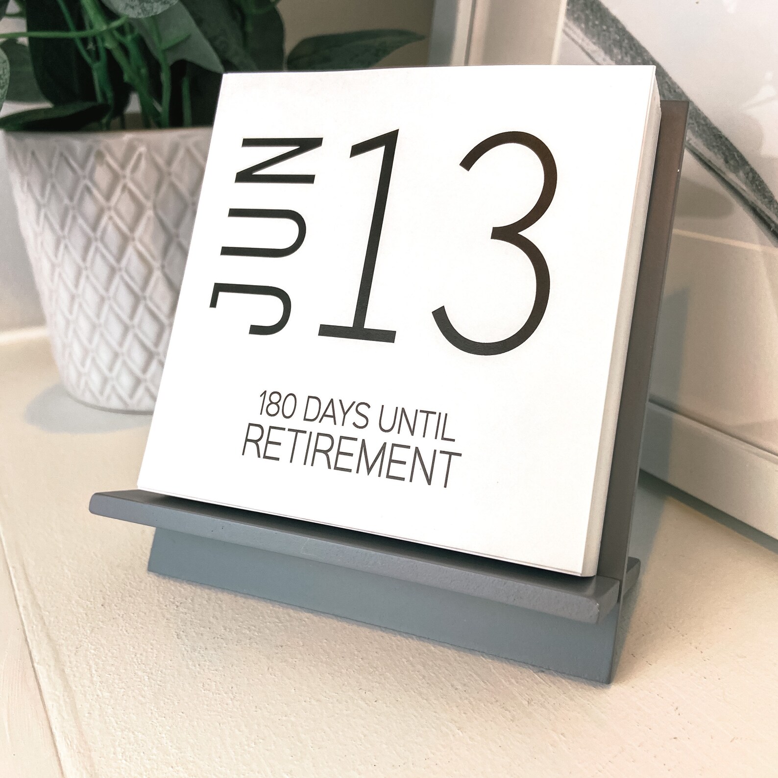 Retirement Countdown Calendar Custom Retiring Gift for | Etsy