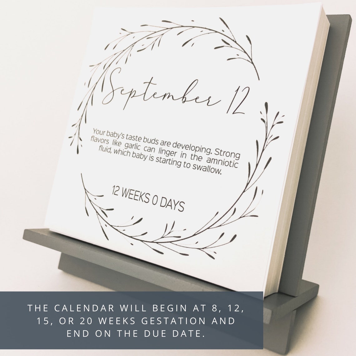 Custom Baby Countdown Calendar Congratulations Pregnancy | Etsy