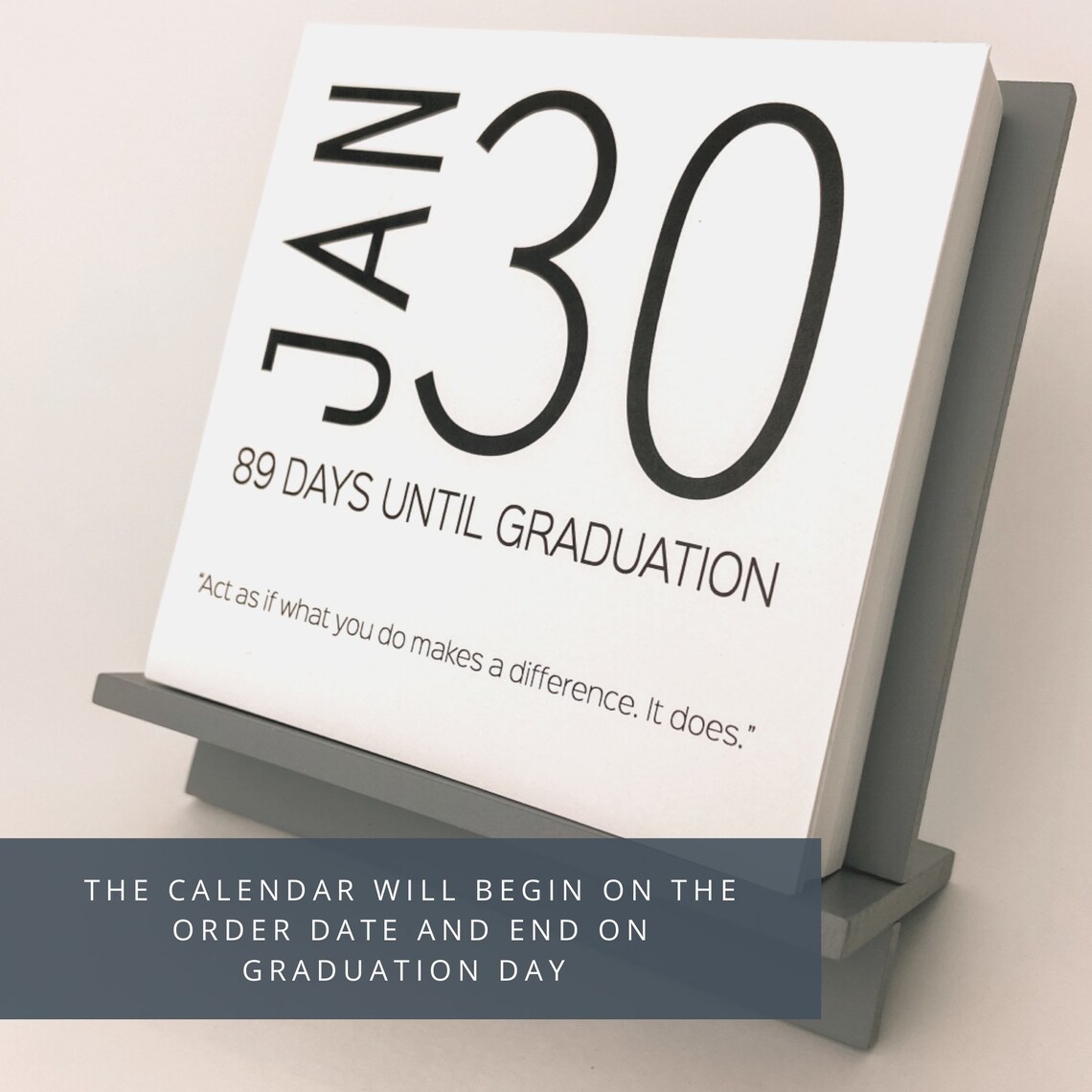Custom Graduation Countdown Calendar Back to School Senior | Etsy