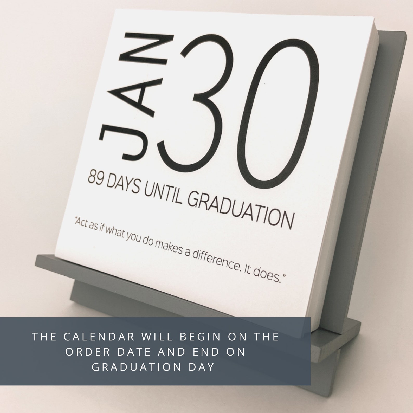 Custom Graduation Countdown Calendar Back to School Senior | Etsy