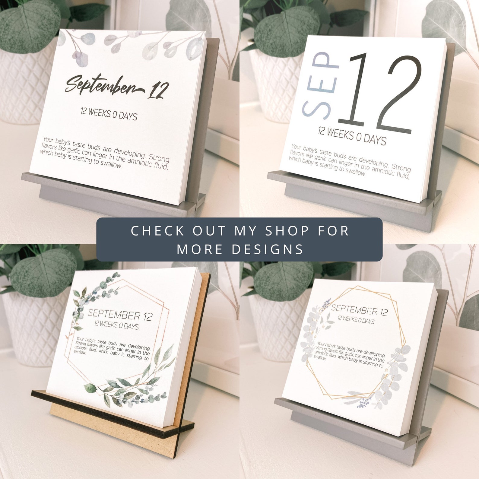 Custom Baby Countdown Calendar Congratulations Pregnancy | Etsy