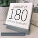 Retirement Countdown Calendar Custom Retiring Gift for Colleague, Boss ...