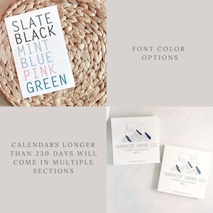 Wedding Countdown | Customized Calendar | Engagement Gifts | Unique ...