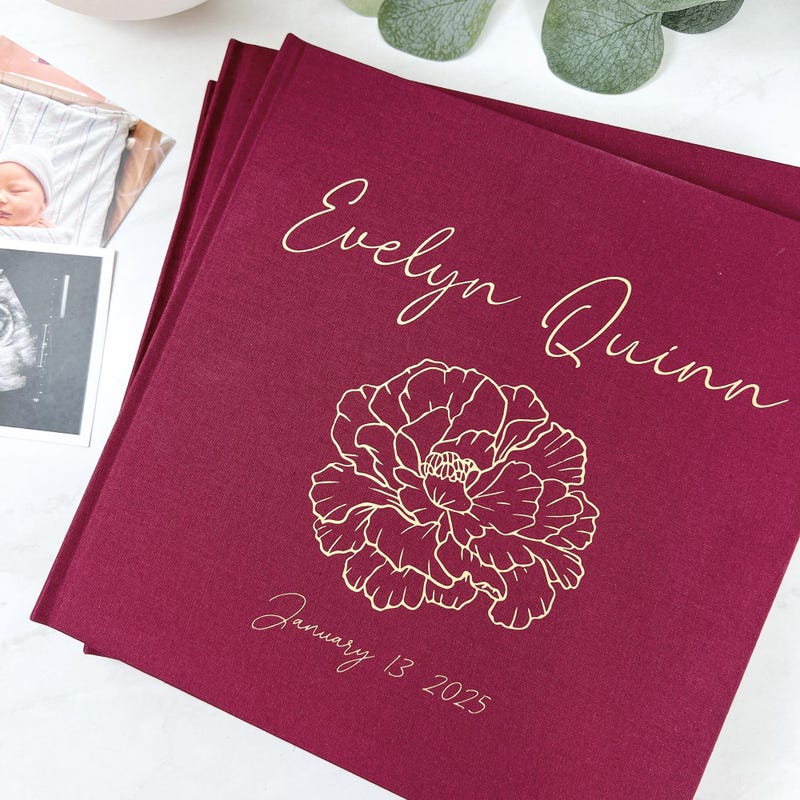 Fabric First Photo Album - Etsy