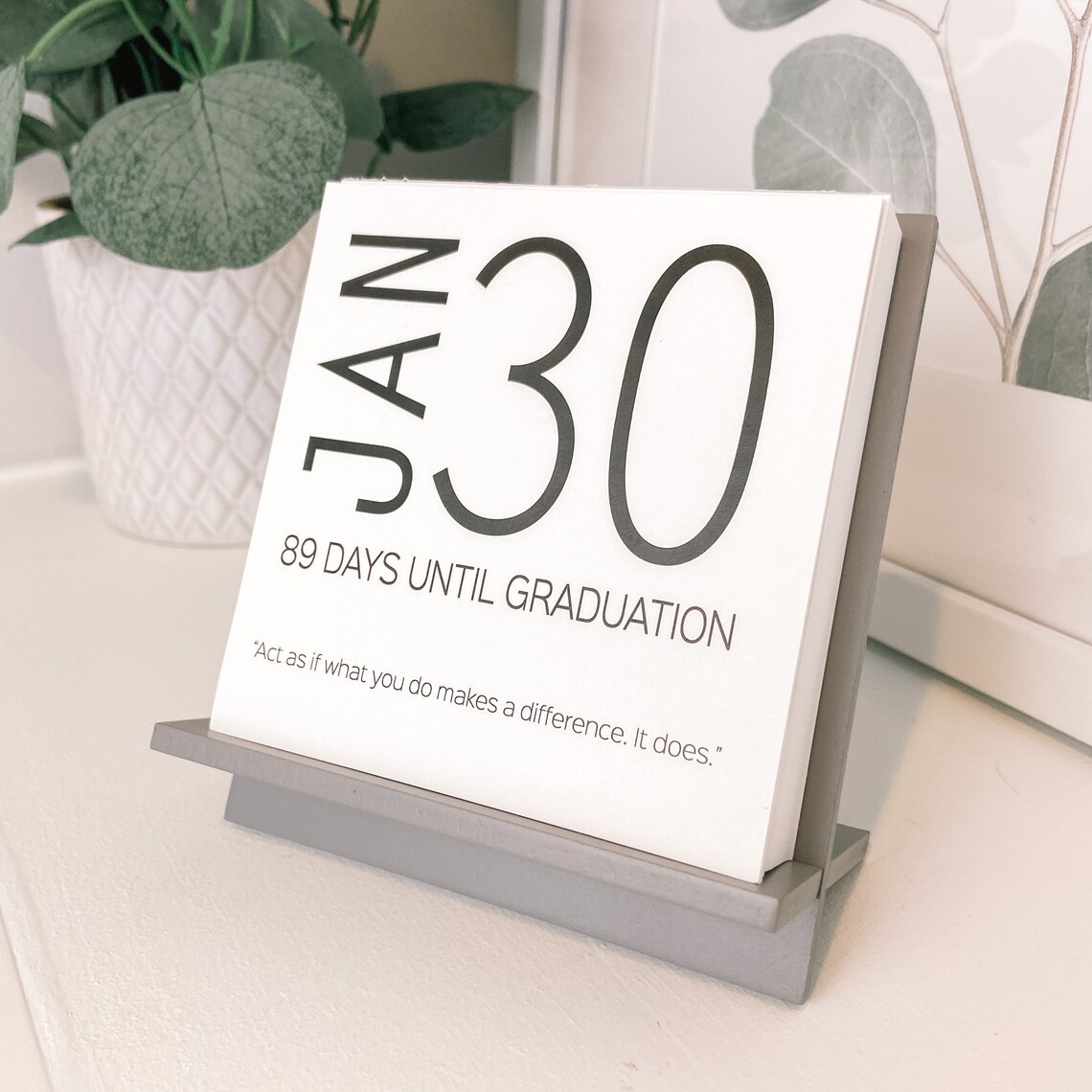 Custom Graduation Countdown Calendar Back to School Senior | Etsy