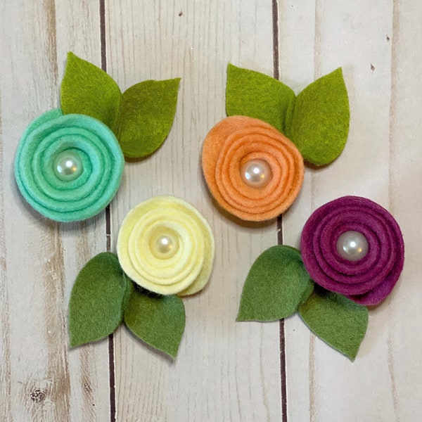 Felt Hair Clip - Etsy