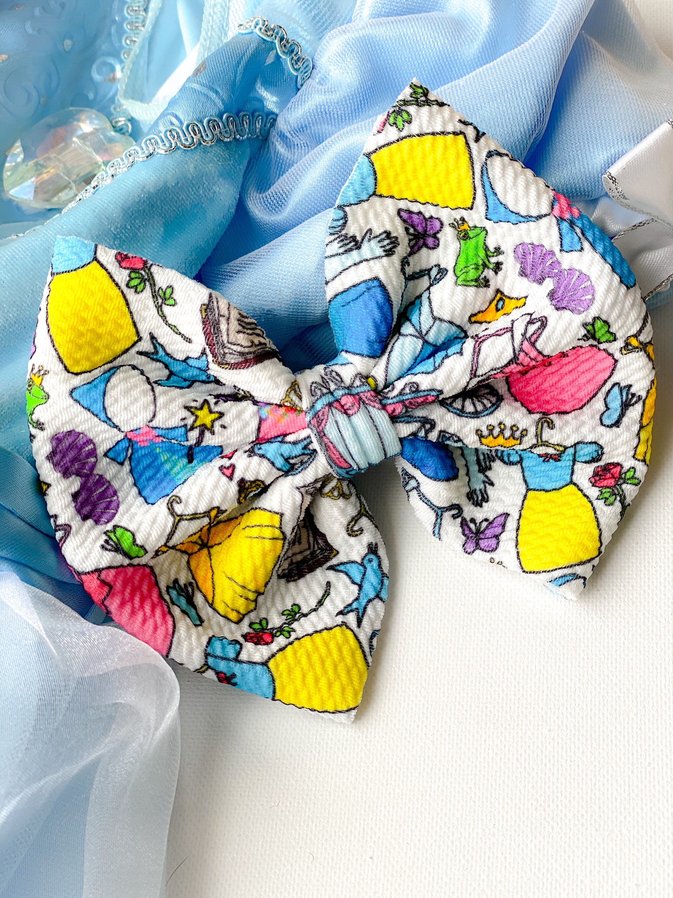 PRINCESS BOWS Bullet fabric bows Princess dress up bows | Etsy