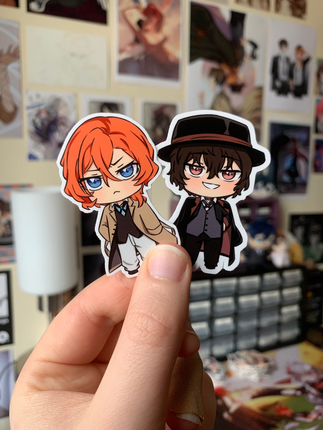 Bungou Stray Dogs BSD Inspired Stickers / Chuuya / Dazai / - Etsy