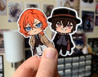 Bungou Stray Dogs BSD Inspired Stickers / Chuuya / Dazai / Cat - Etsy