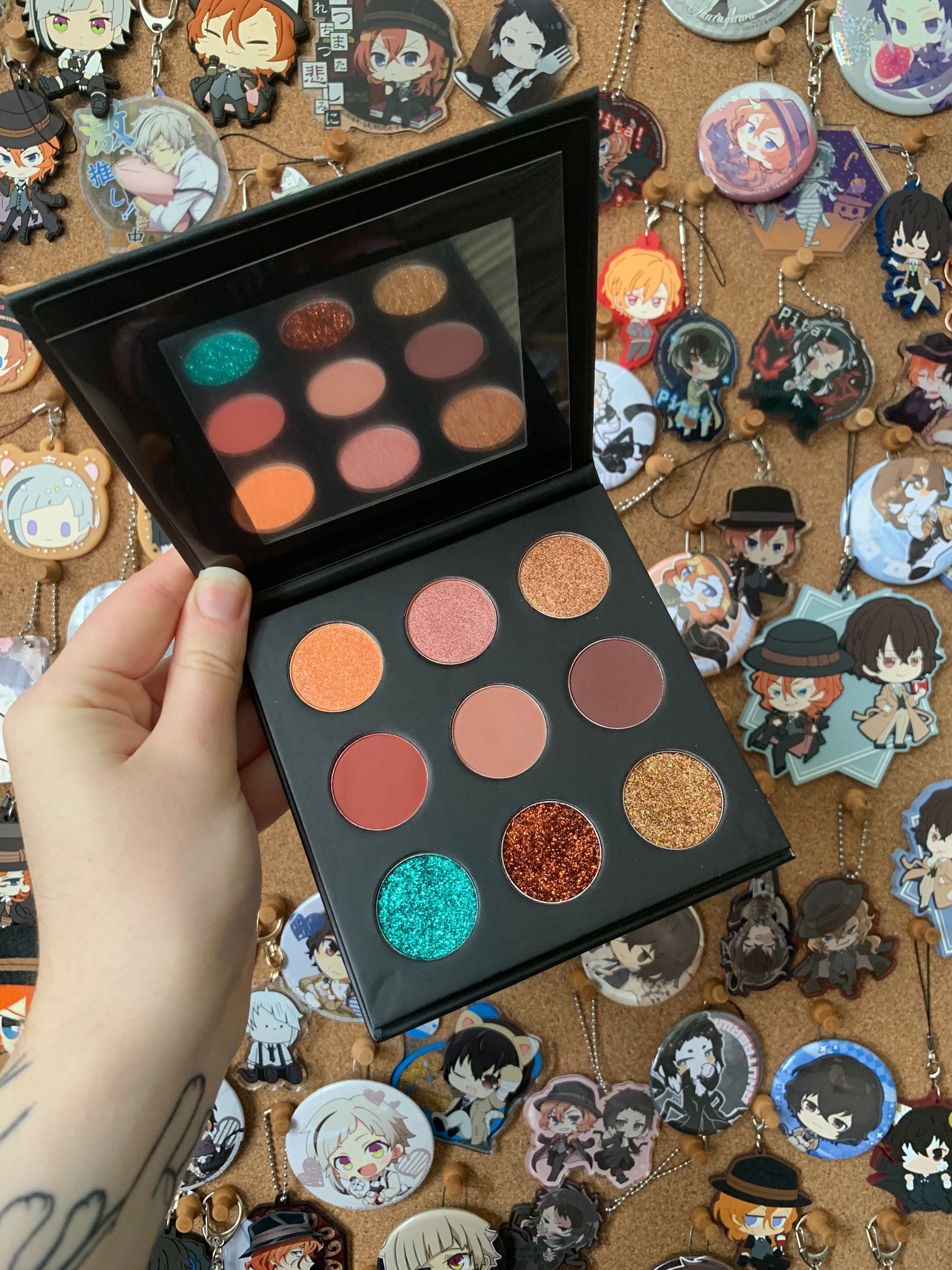 Bungou Stray Dogs Dazai Inspired Makeup Palette / Eye Shadow - Etsy