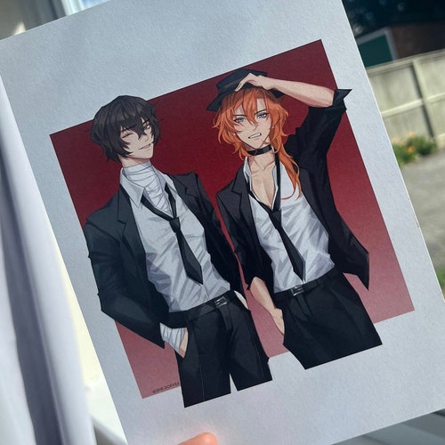 BSD Bungou Stray Dogs Pins Osamu Dazai Nakahara Chuuya - Etsy