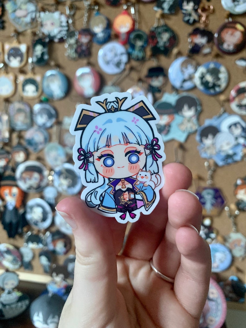 Genshin Impact Cat Stickers / Ayaka / Ayato / Kamisato - Etsy