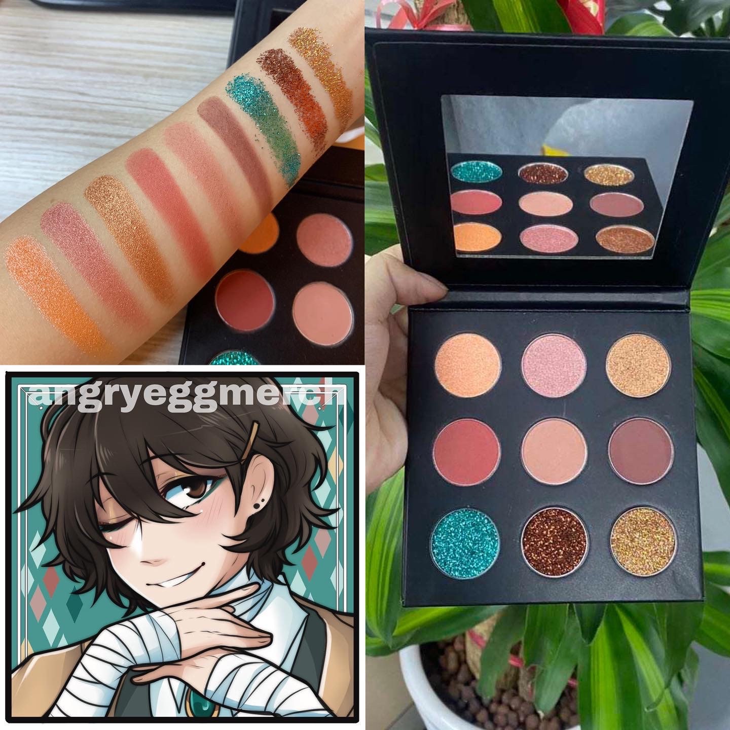 Bungou Stray Dogs Dazai Inspired Makeup Palette / Eye Shadow - Etsy