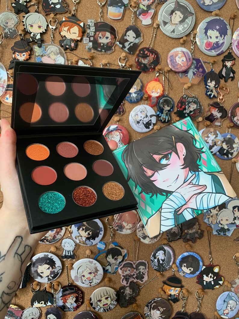 Bungou Stray Dogs Dazai Inspired Makeup Palette / Eye Shadow - Etsy