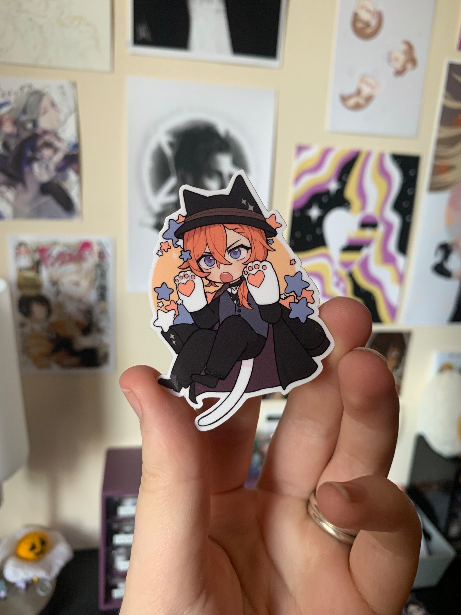 Bungou Stray Dogs BSD Inspired Stickers / Chuuya / Cat - Etsy