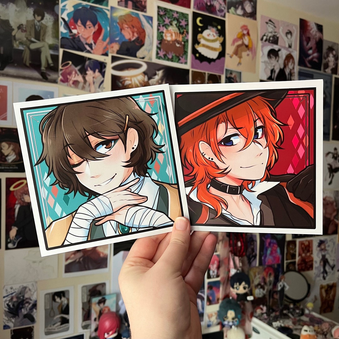 Bungou Stray Dogs Art Print Set / Soukoku Art Print / Dazai Osamu ...