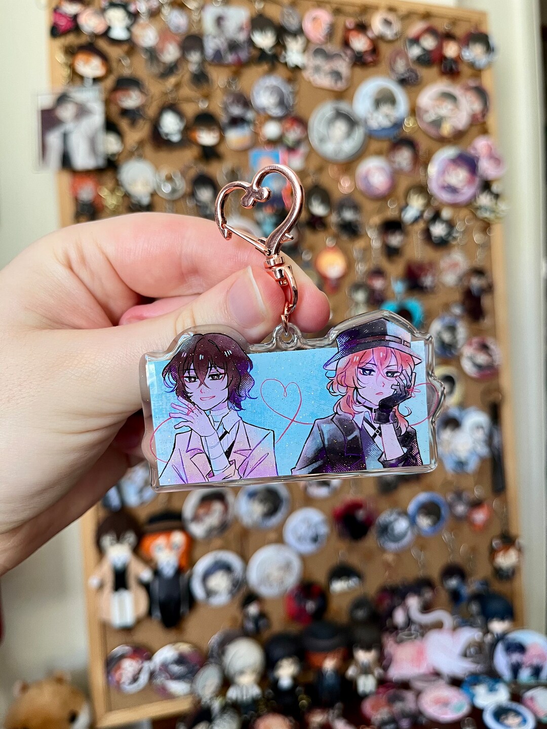 Bungou Stray Dogs Soukoku Red String of Fate Charm Keyring BSD - Etsy