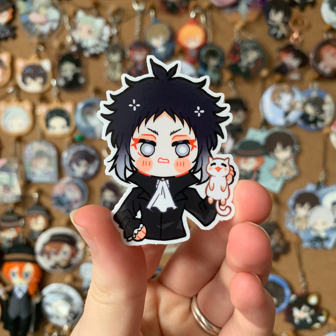 Bungou Stray Dogs BSD Inspired Stickers / Akutagawa Ryunosuke / Cat ...