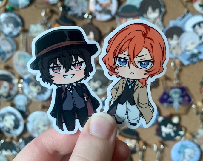 Bungou Stray Dogs BSD Inspired Stickers / Chuuya / Dazai / - Etsy UK
